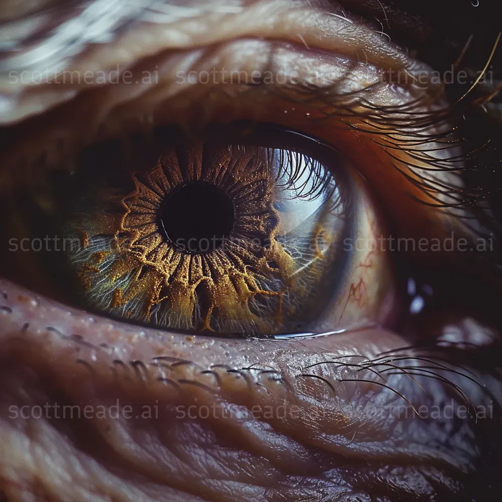 Closeup Eye Imagery Midjourney Prompt | PromptBase