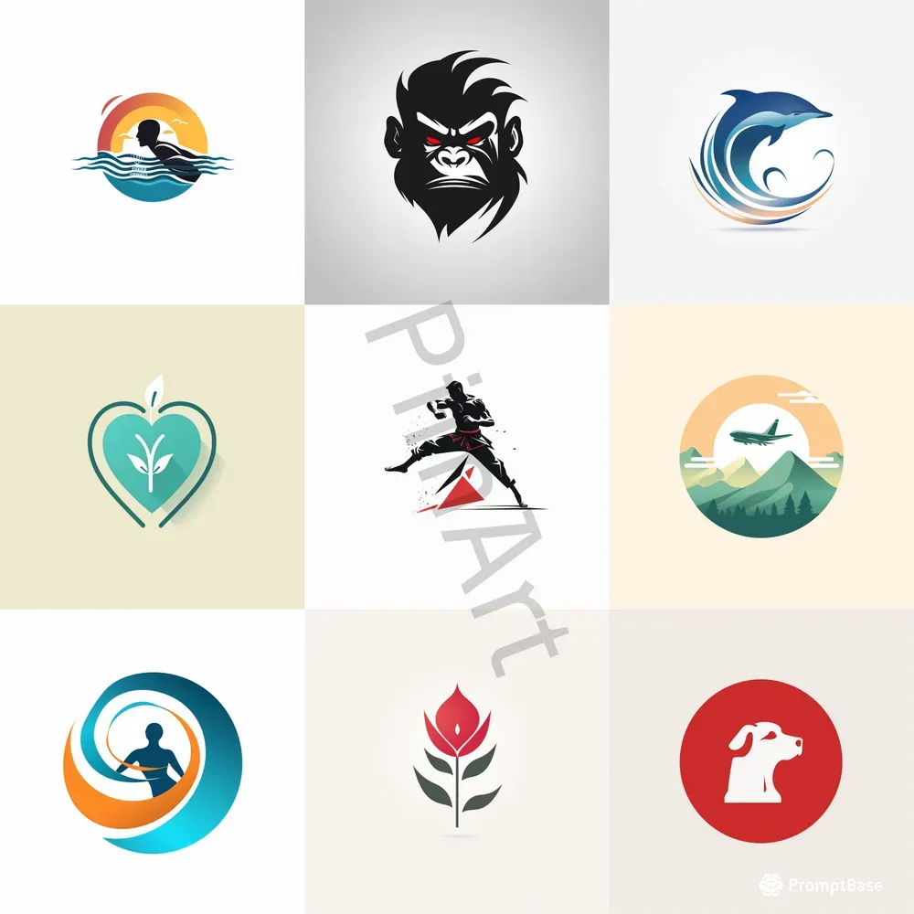 Professional Simple Logos Midjourney Prompt | PromptBase