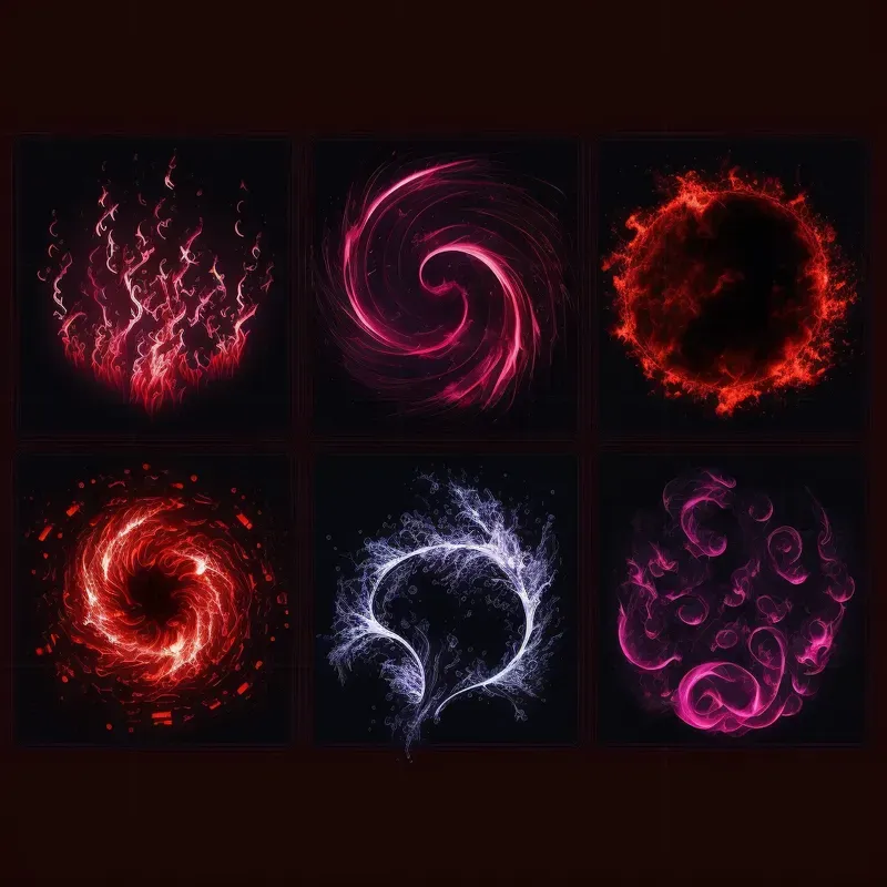 Magic Spell Icons For MMORPGs Midjourney Prompt | PromptBase