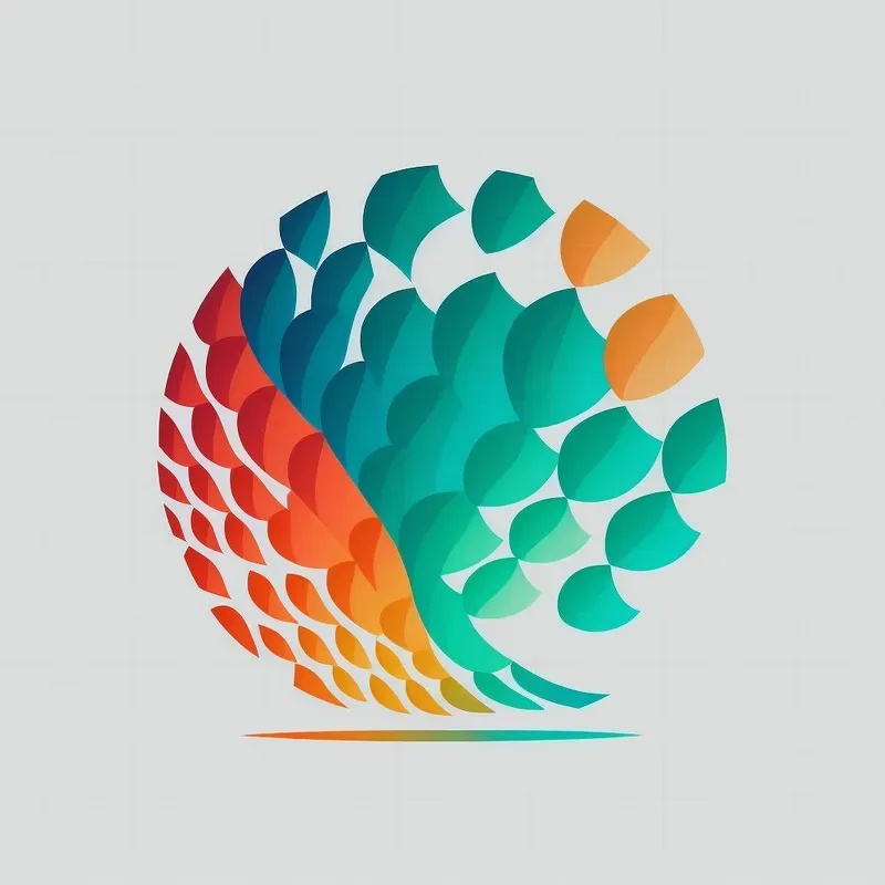 Colorful Geometric Logos Midjourney Prompt | PromptBase