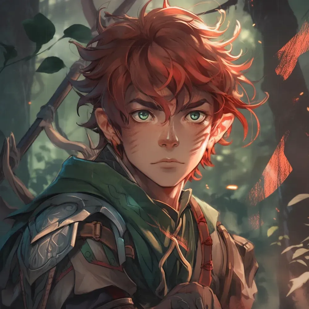 Male Anime Protagonists Portraits Midjourney Prompt | PromptBase