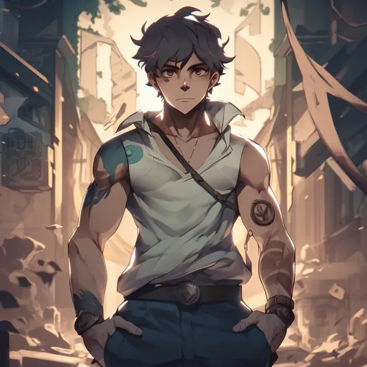 Male Anime Protagonists Portraits Midjourney Prompt | PromptBase