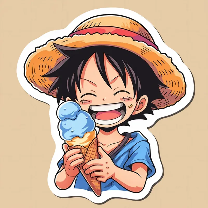 Cute Kawaii Anime Stickers Midjourney Prompt | PromptBase