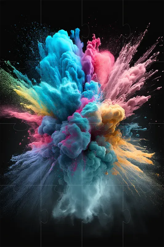 Ios Explosion Wallpapers Midjourney Prompt | PromptBase