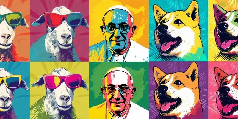 Pop Art Memes Midjourney Prompt | PromptBase