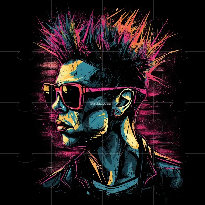 Punk Rock T-shirt Designs Midjourney Prompt | PromptBase
