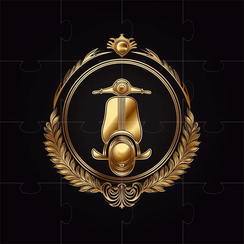Gold Luxurious Logos Midjourney Prompt | PromptBase