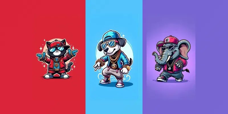 Animal Rappers DALL·E Prompt | PromptBase