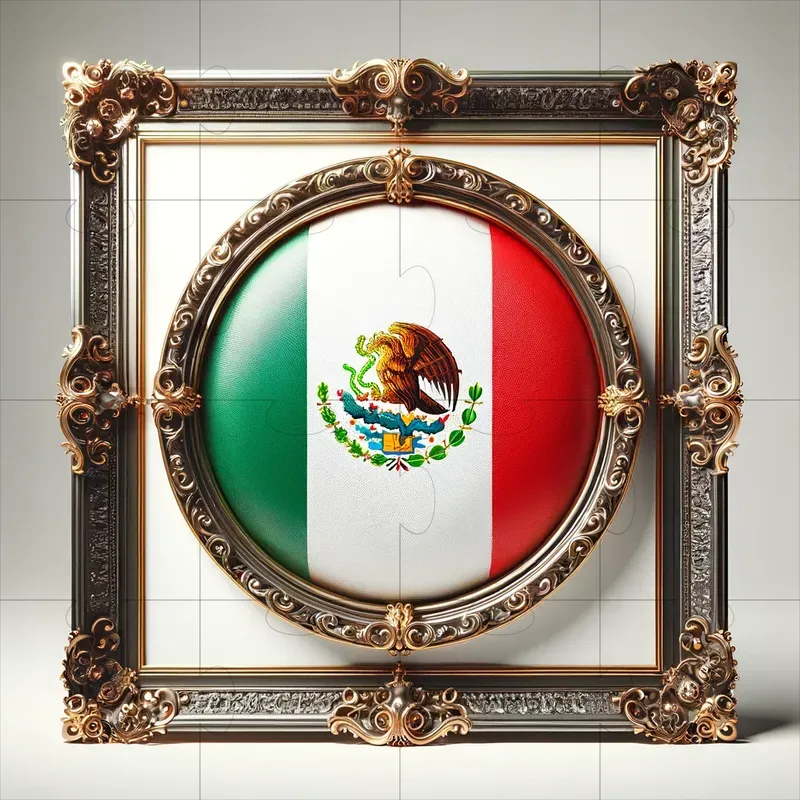 Flags In Luxurious Frames DALL·E Prompt | PromptBase