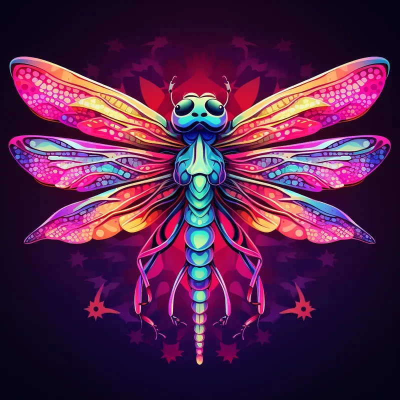 Psychedelic Safari Vector Visions Midjourney Prompt | PromptBase