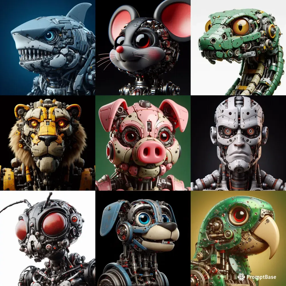 Roboportraits DALL·E Prompt | PromptBase