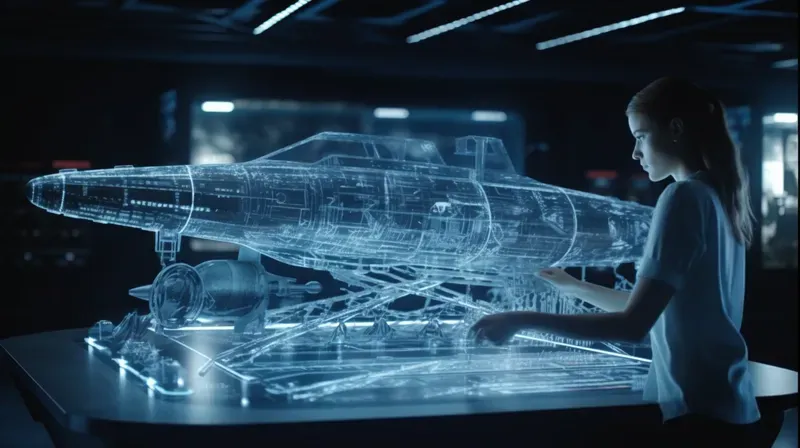 Holographic Engineering Designs Midjourney Prompt | PromptBase