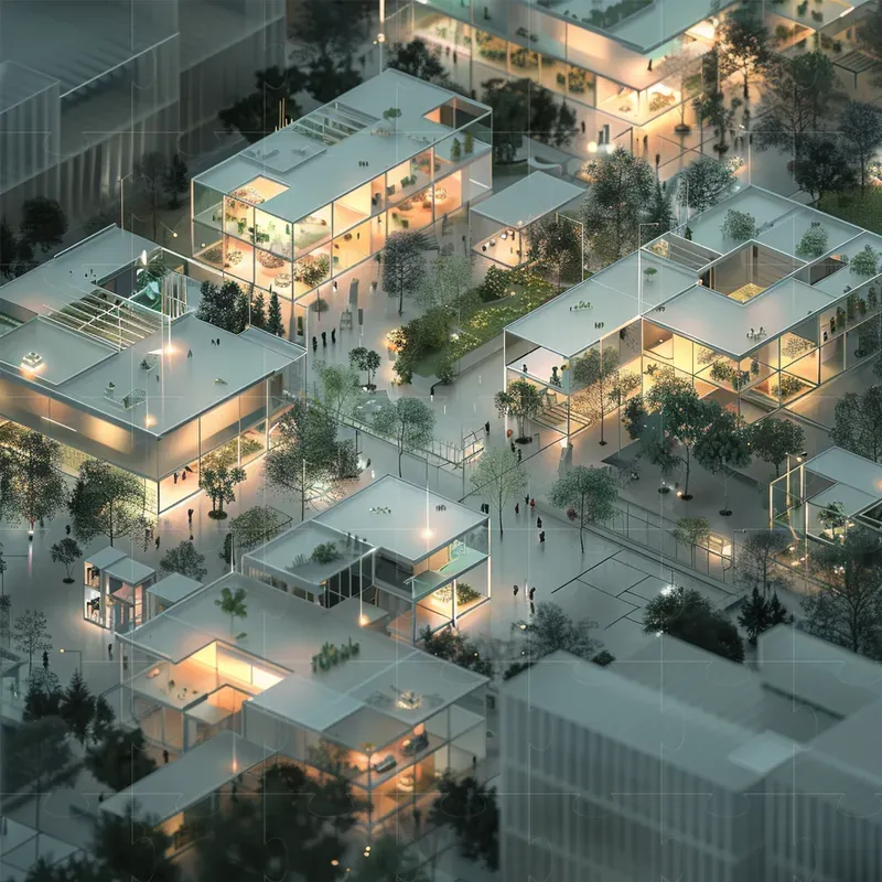 Urban Design Masterplans Midjourney Prompt | PromptBase