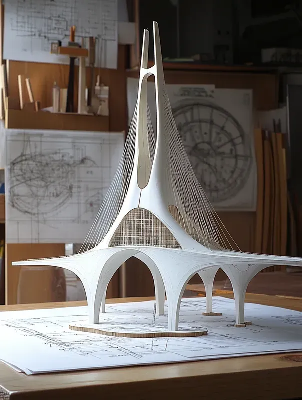 Futuristic Architecture Model Designs Midjourney Prompt | PromptBase