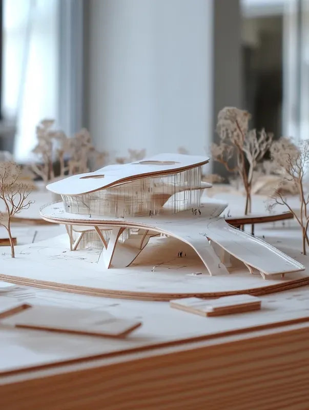 Futuristic Architecture Model Designs Midjourney Prompt | PromptBase