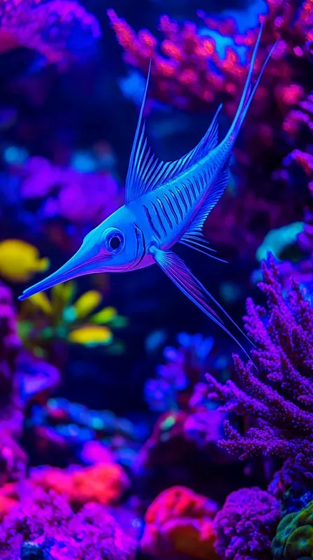 Bioluminescent Marine Life Portraits Midjourney Prompt | PromptBase