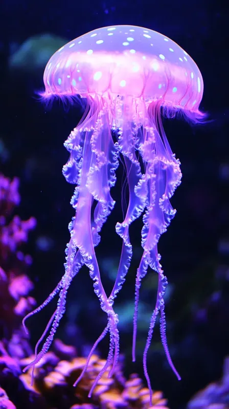 Bioluminescent Marine Life Portraits Midjourney Prompt | PromptBase