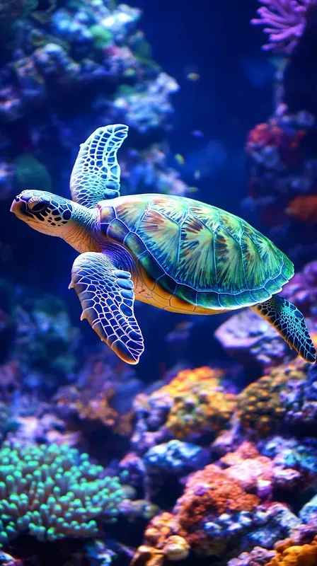 Bioluminescent Marine Life Portraits Midjourney Prompt | PromptBase