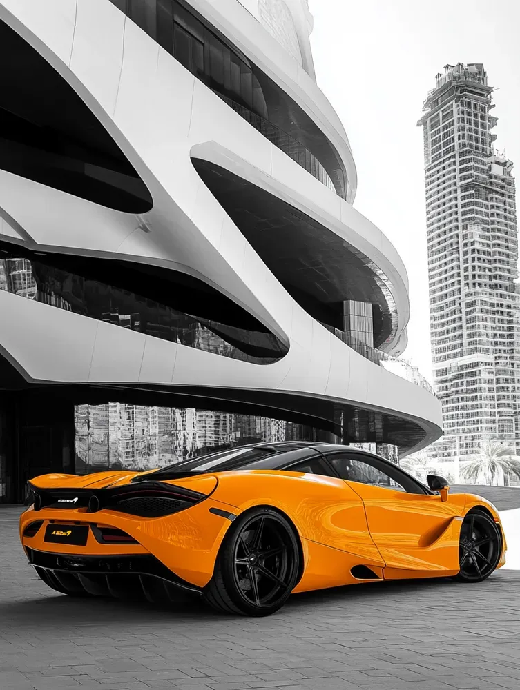 Super Cars Monochromatic Photographs Midjourney Prompt | PromptBase