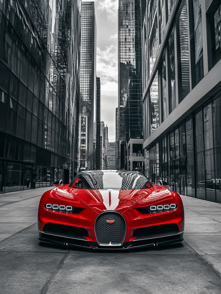 Super Cars Monochromatic Photographs Midjourney Prompt | PromptBase