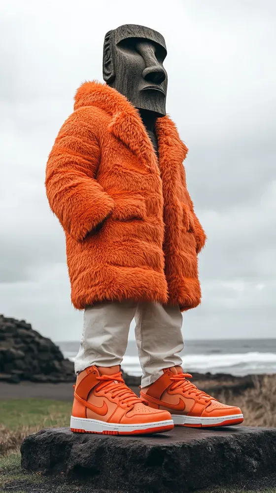 Iconic Statues Fashion Poses Midjourney Prompt | PromptBase