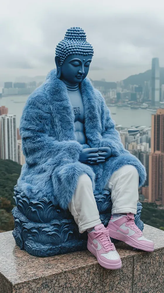 Iconic Statues Fashion Poses Midjourney Prompt | PromptBase