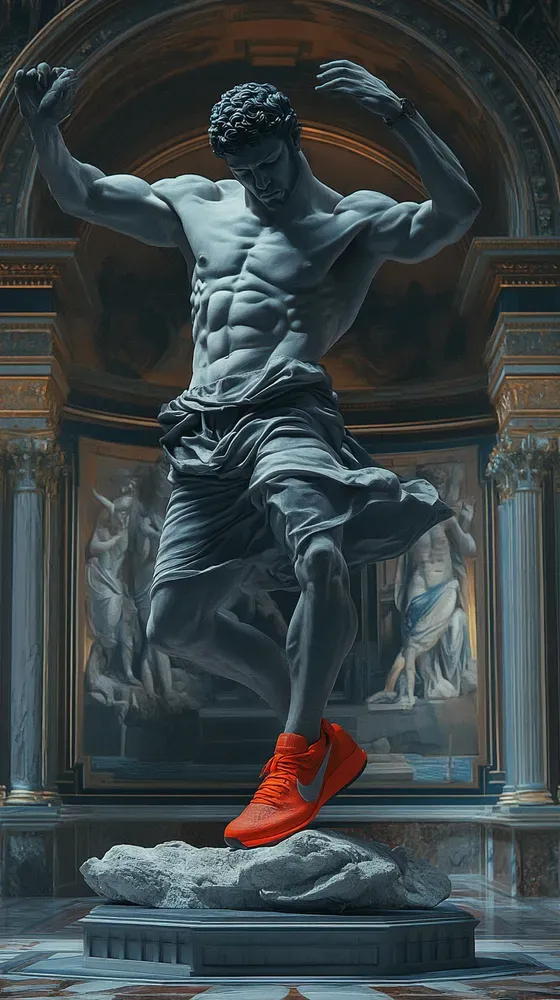 Iconic Statues Fashion Poses Midjourney Prompt | PromptBase