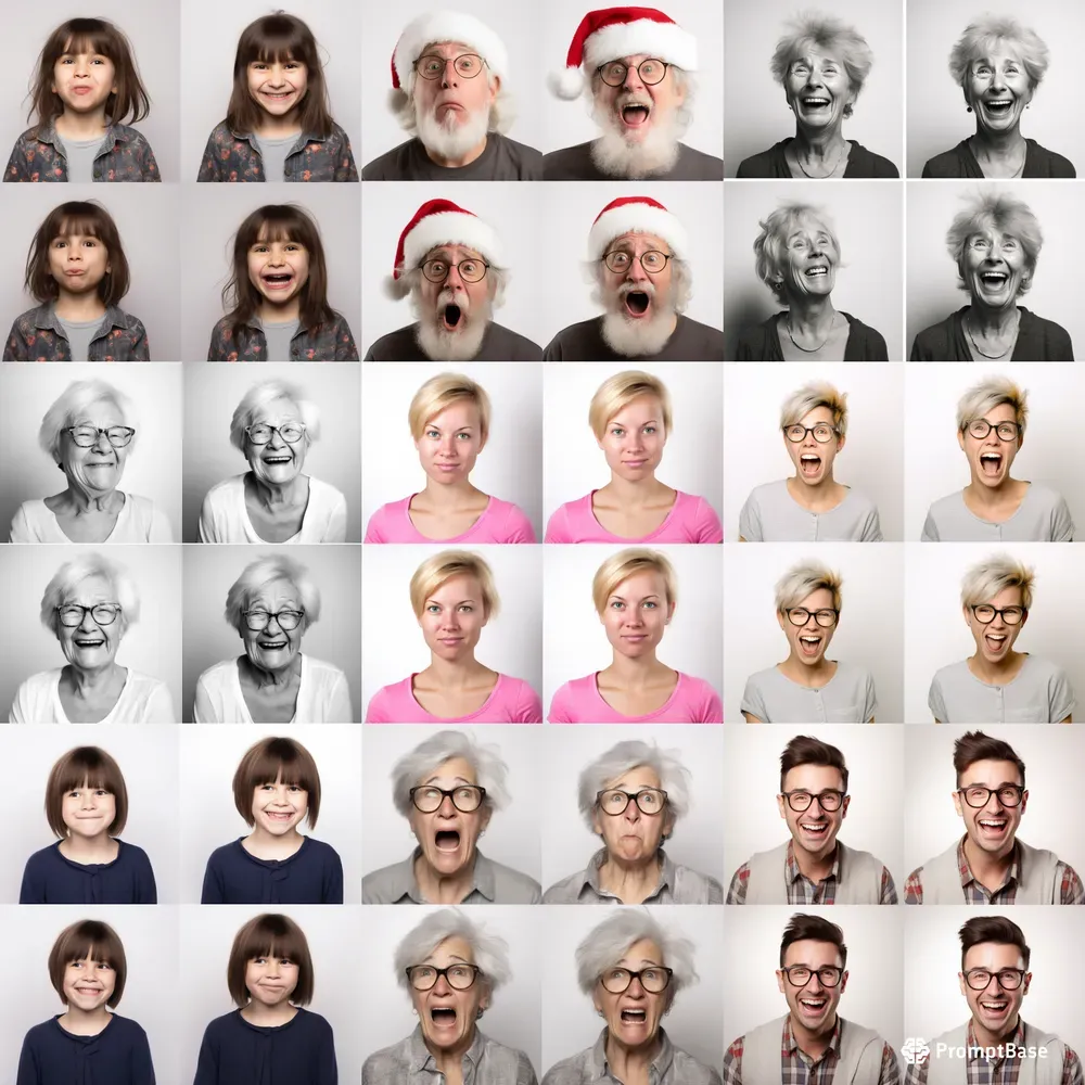 Passport Photos In Photo Booths Midjourney Prompt | PromptBase