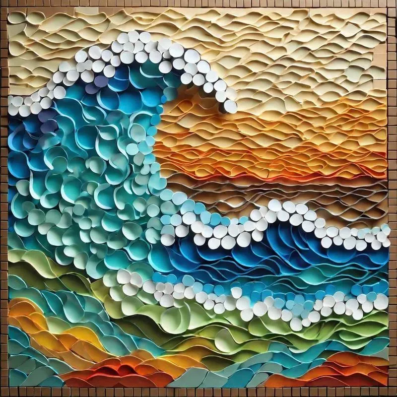 Paper Mosaics Stable Diffusion Prompt | PromptBase