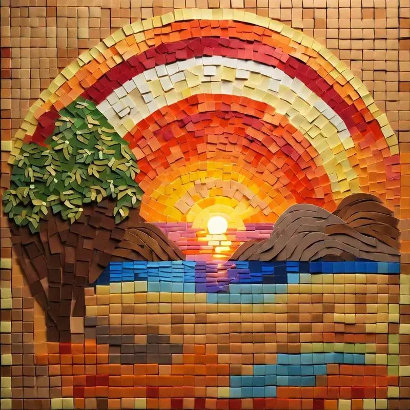 Paper Mosaics Stable Diffusion Prompt | PromptBase