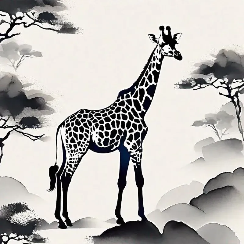 Ink Wash Animal Paintings Stable Diffusion Prompt | PromptBase