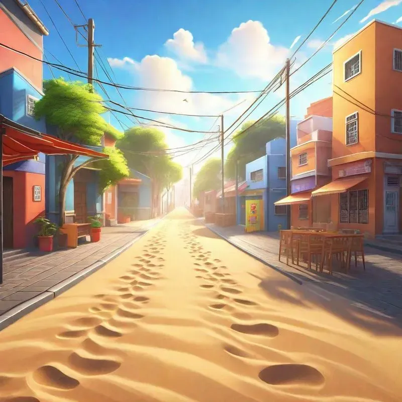 Footprints On Places Stable Diffusion Prompt | PromptBase