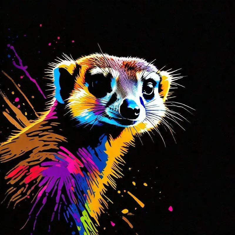 Animal Scratch Paintings Stable Diffusion Prompt | PromptBase