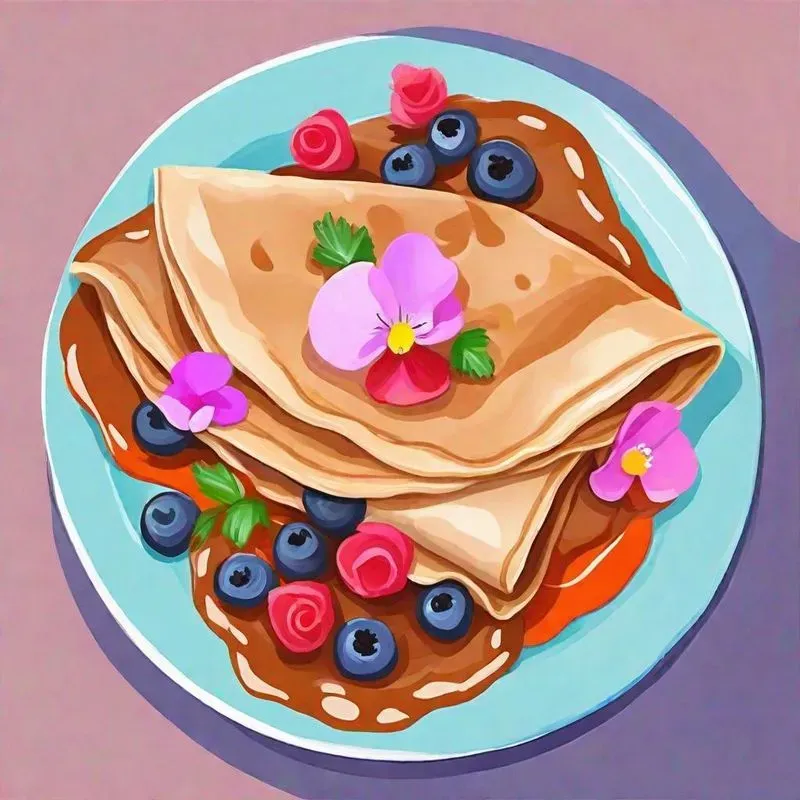 Cuisines With Edible Flowers Stable Diffusion Prompt | PromptBase
