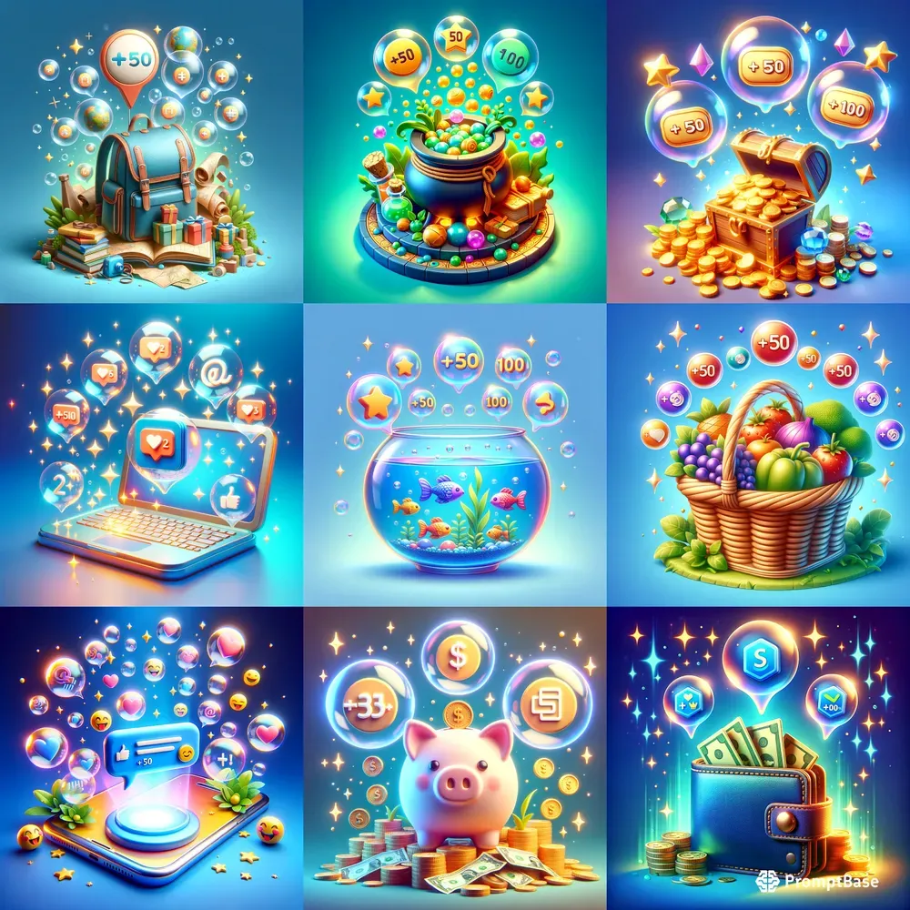 3D Icons With Rewards DALL·E Prompt | PromptBase