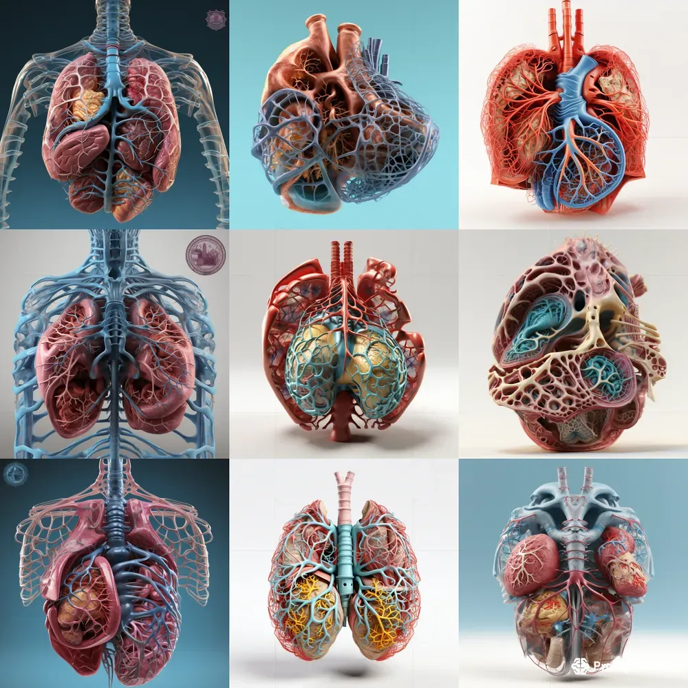 3D Models Of Human Body Organs Midjourney Prompt | PromptBase