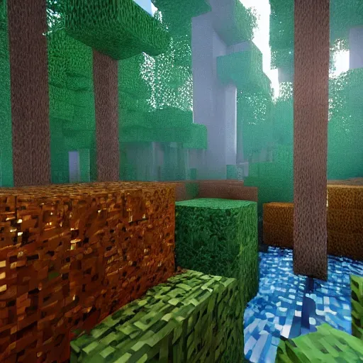 Raytraced Minecraft Screenshots Stable Diffusion Prompt | PromptBase