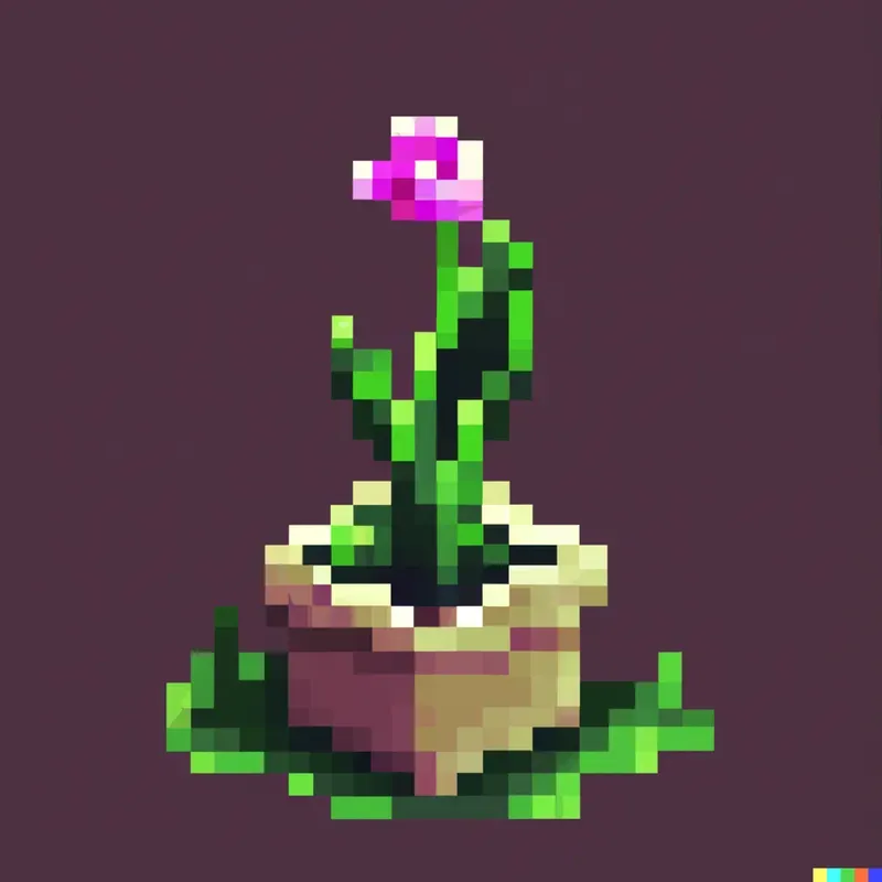 Pixel Plants DALL·E Prompt | PromptBase