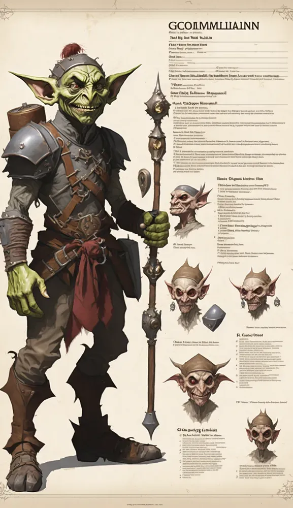 Tabletop Game Character Sheets Midjourney Prompt | PromptBase