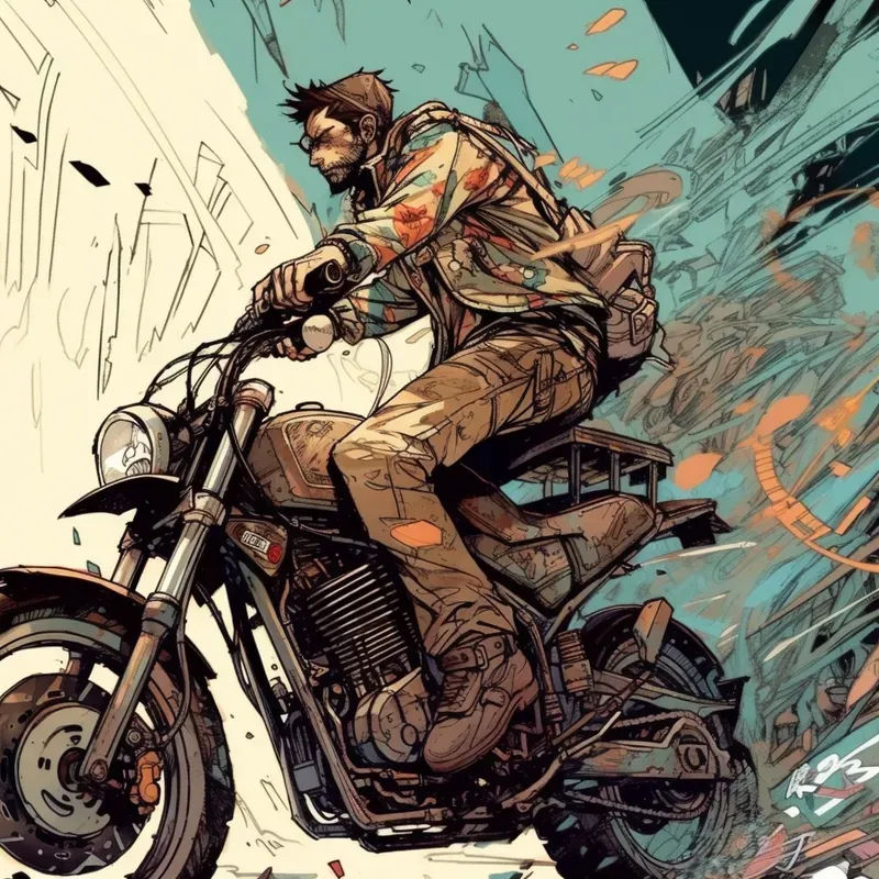 Graphic Novel Frames Midjourney Prompt | PromptBase