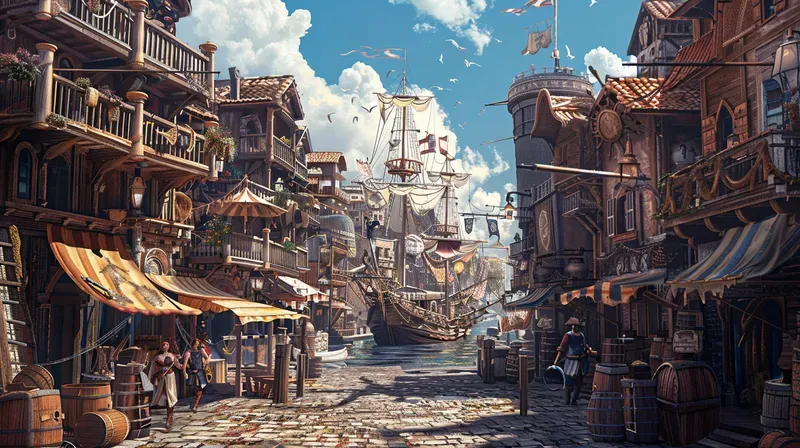 Pirates Point And Click Game Art Midjourney Prompt | PromptBase