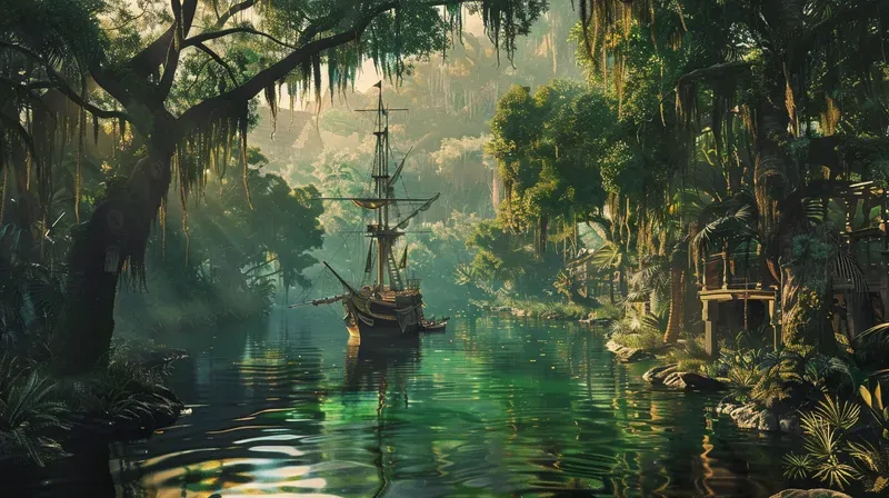 Pirates Point And Click Game Art Midjourney Prompt | PromptBase