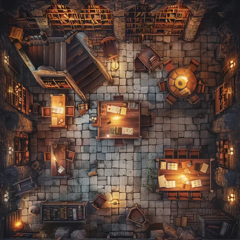 Tabletop Game Battlemaps Midjourney Prompt | PromptBase