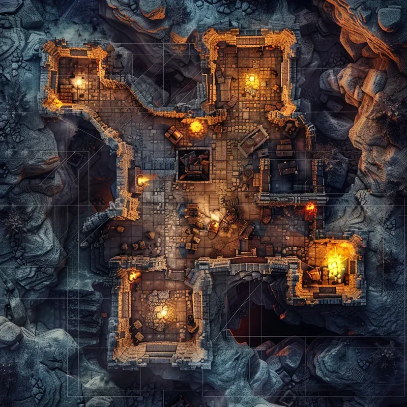 Tabletop Game Battlemaps Midjourney Prompt | PromptBase