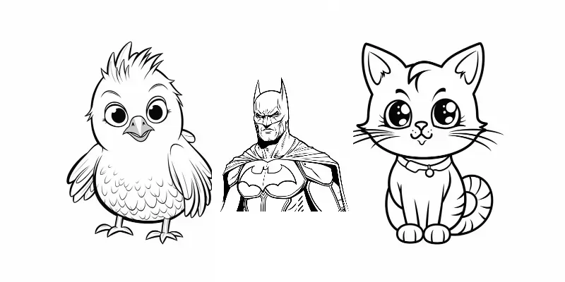 Very Easy Coloring Pages Midjourney Prompt | PromptBase