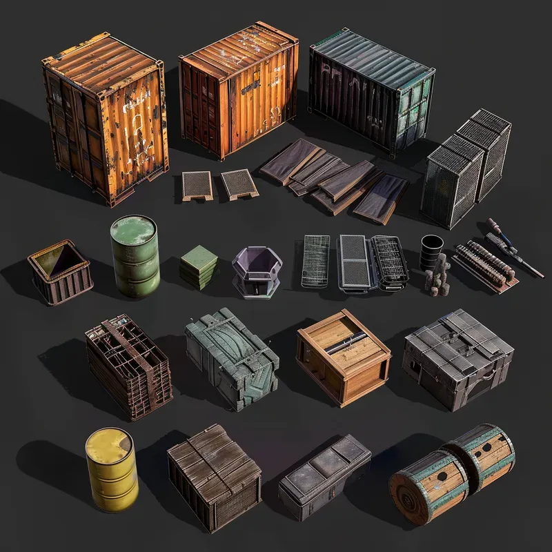 Games 3D Assets Items And Props Midjourney Prompt | PromptBase