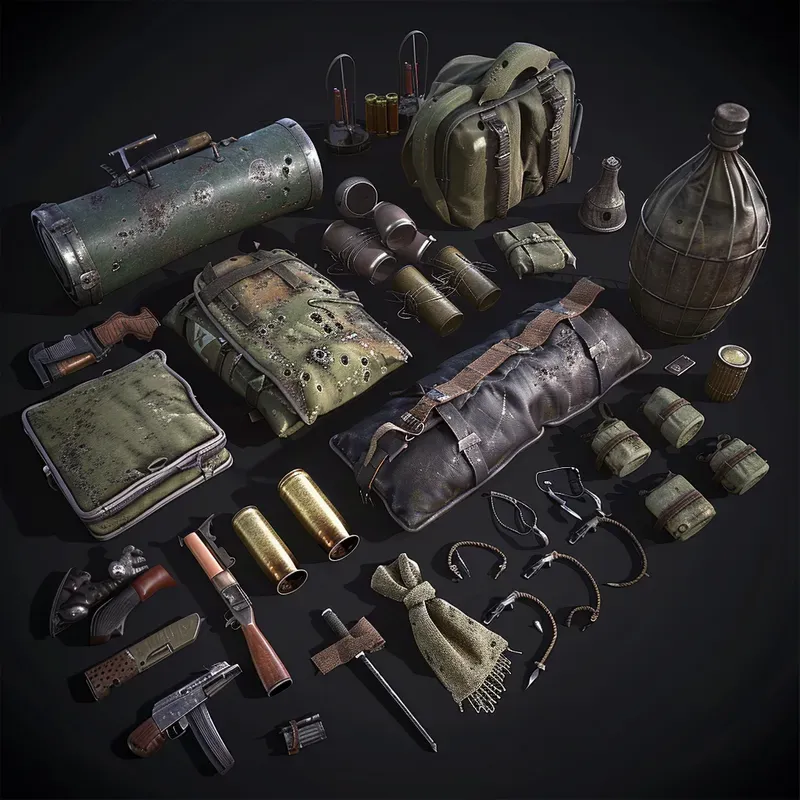 Games 3D Assets Items And Props Midjourney Prompt | PromptBase