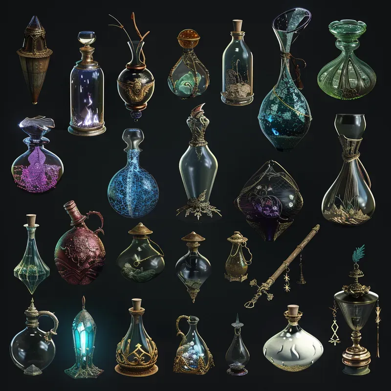 Games 3D Assets Items And Props Midjourney Prompt | PromptBase