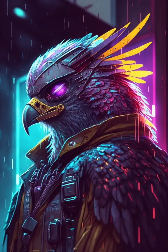 Cyberpunk Animals Midjourney Prompt | PromptBase