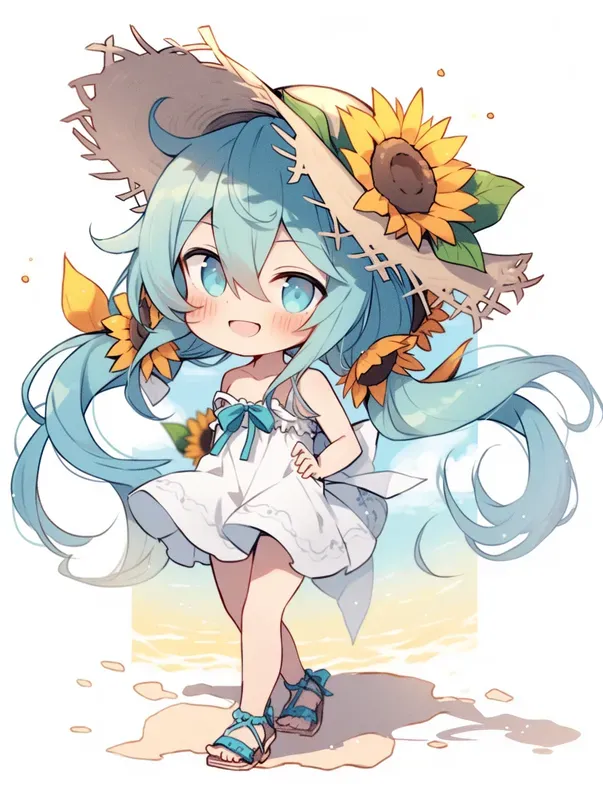 Chibi Girls In Fashion Outfits Midjourney Prompt | PromptBase